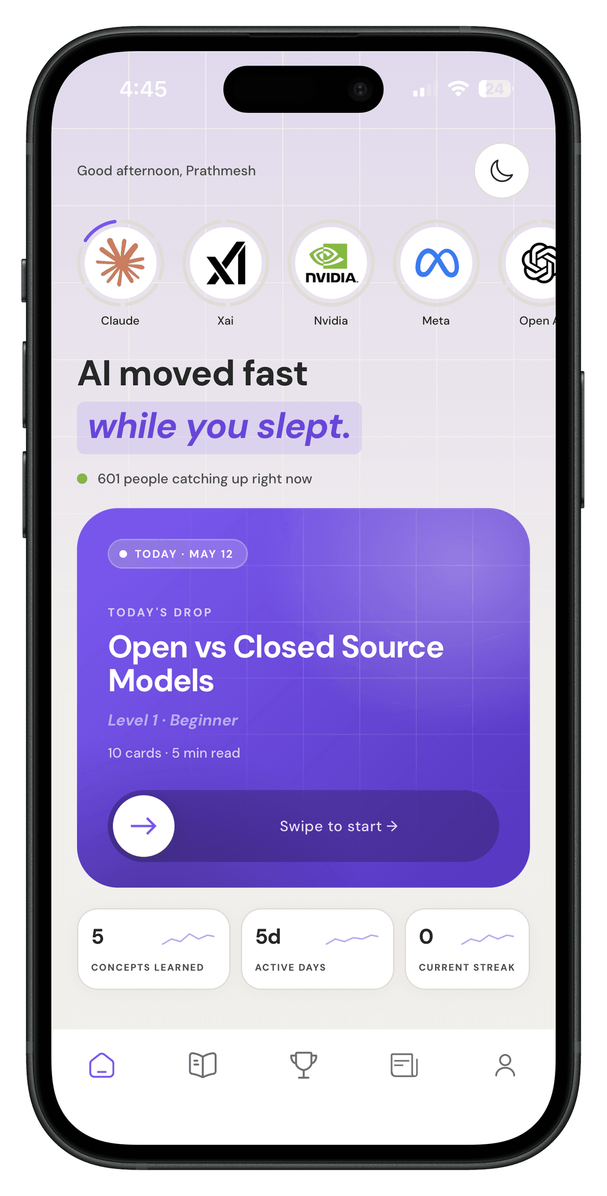 Unrot - Learn AI in 5 Minutes a Day